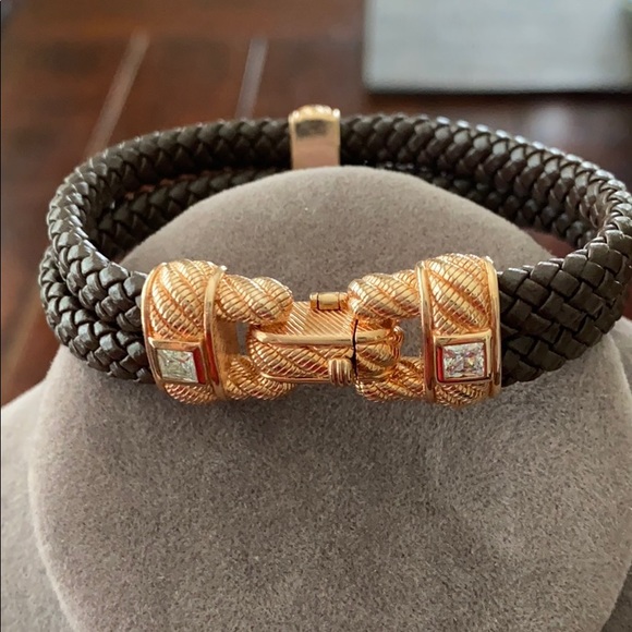 Judith Ripka | Jewelry | Judith Ripka 3 Sterling Braided Doble Row ...